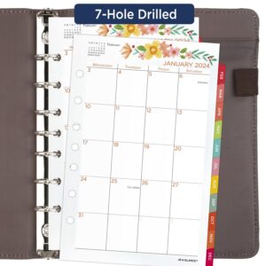 AT-A-GLANCE 2024 Monthly Planner Refill, 52132 DAY-TIMER, 5-1/2" x 8-1/2", Size 4, Desk Size, Kathy Davis (KD81-685-24)