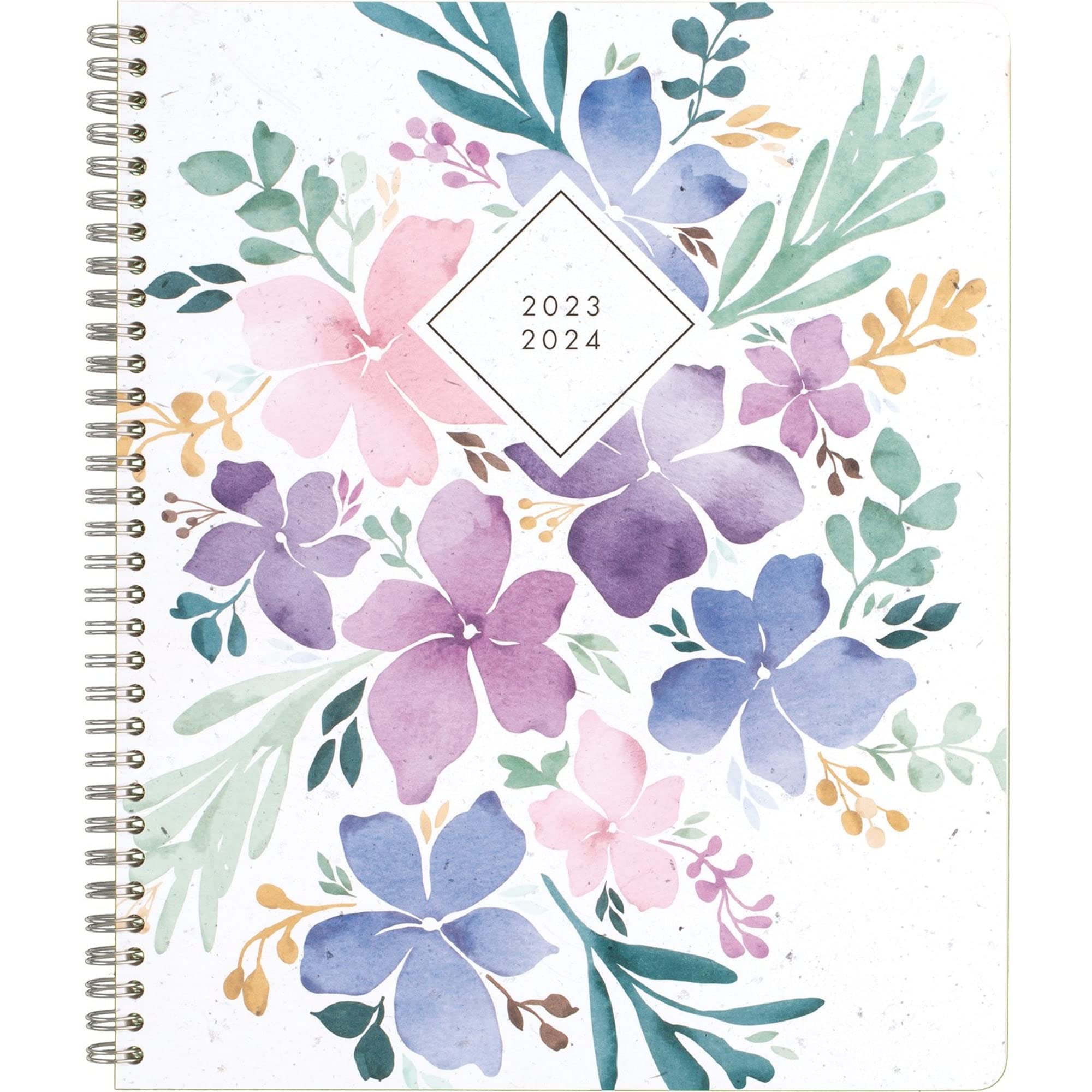 Cambridge greenpath Academic Year Weekly/Monthly Planner, greenpath Art, 11 x 9.87, Floral Cover, 12-Month (July to June): 2023 to 2024