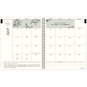 Cambridge greenpath Academic Year Weekly/Monthly Planner, greenpath Art, 11 x 9.87, Floral Cover, 12-Month (July to June): 2023 to 2024