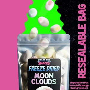 Premium Freeze Dried Candy - Moon Clouds Freeze Dried Candy Shipped in Box for Extra Protection - Space Age Snacks Freeze Dry Candy Freetles for All Ages (4 Ounce)