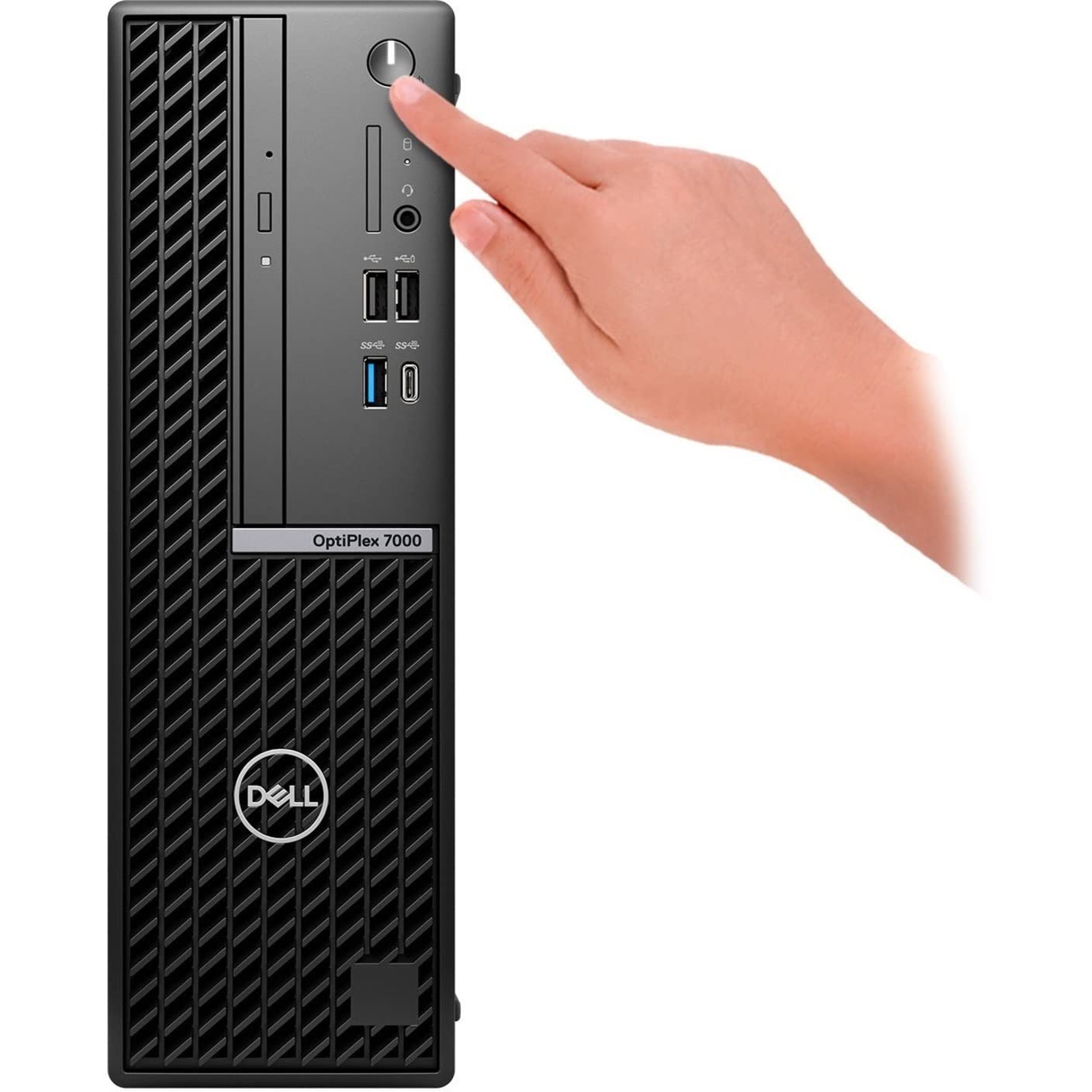 Dell OptiPlex 7000 Desktop Computer - Intel Core i5 12th Gen i5-12500 Hexa-core (6 Core) 3 GHz - 8 GB RAM DDR4 SDRAM - 256 GB M.2 PCI Express NVMe 3.0 x4 SSD - Small Form Factor - Black (Renewed)