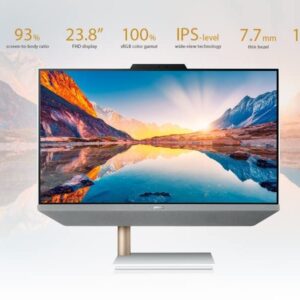 ASUS Zen AiO 24 Touch 1TB SSD 32GB RAM Extreme (AMD Ryzen Processor with 6 Cores and Max Boost 4.00GHz, 32 GB RAM, 1 TB SSD, 24" FHD Touchscreen, Win 10) Desktop All in One PC Computer M5401