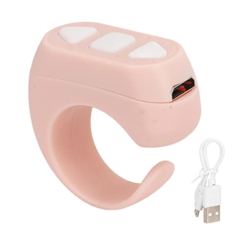 Page Turner, Stable Signal ABS Phone Remote Control Ergonomic for Watching TV (Pink)