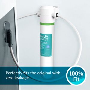 AQUA CREST FQK1K Under Sink Water Filter, 1320 Gallons, Replacement for GE FQK1K, FQK2J, GXK185K and GX1S50R (Pack of 2)