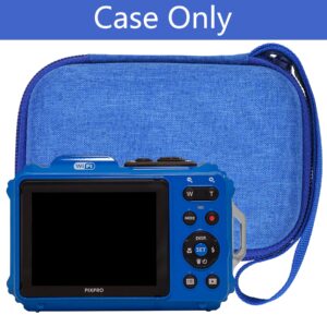 Aenllosi Hard Travel Case Compatible With Kodak PIXPRO WPZ2 Rugged Waterproof Digital Camera,Protective Case for Kodak Waterproof Video Camera,(Blue,Case Only)