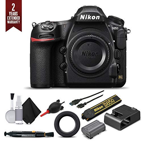 Nikon D850 Digital SLR Camera (Body Only) Starter Set (International Model) (Renewed)