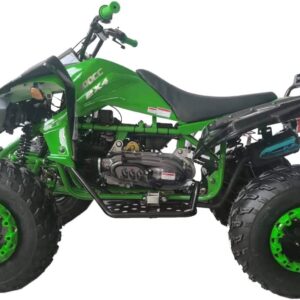 HHH 200cc Sports ATV with LED Headlights Automatic Transmission with Reverse, Big 23"/22" Tires! | Green