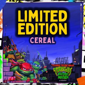 General Mills Teenage Mutant Ninja Turtles: Mutant Mayhem Cinnamon Apple With Marshmallows Breakfast Cereal, Limited Edition, Family Size, 17.8 oz