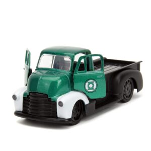 DC Comics 1:32 1952 Chevrolet COE Pickup Die-Cast Car & 1.65" Green Lantern Figure, Toys for Kids and Adults