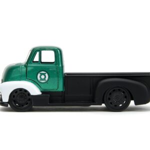 DC Comics 1:32 1952 Chevrolet COE Pickup Die-Cast Car & 1.65" Green Lantern Figure, Toys for Kids and Adults