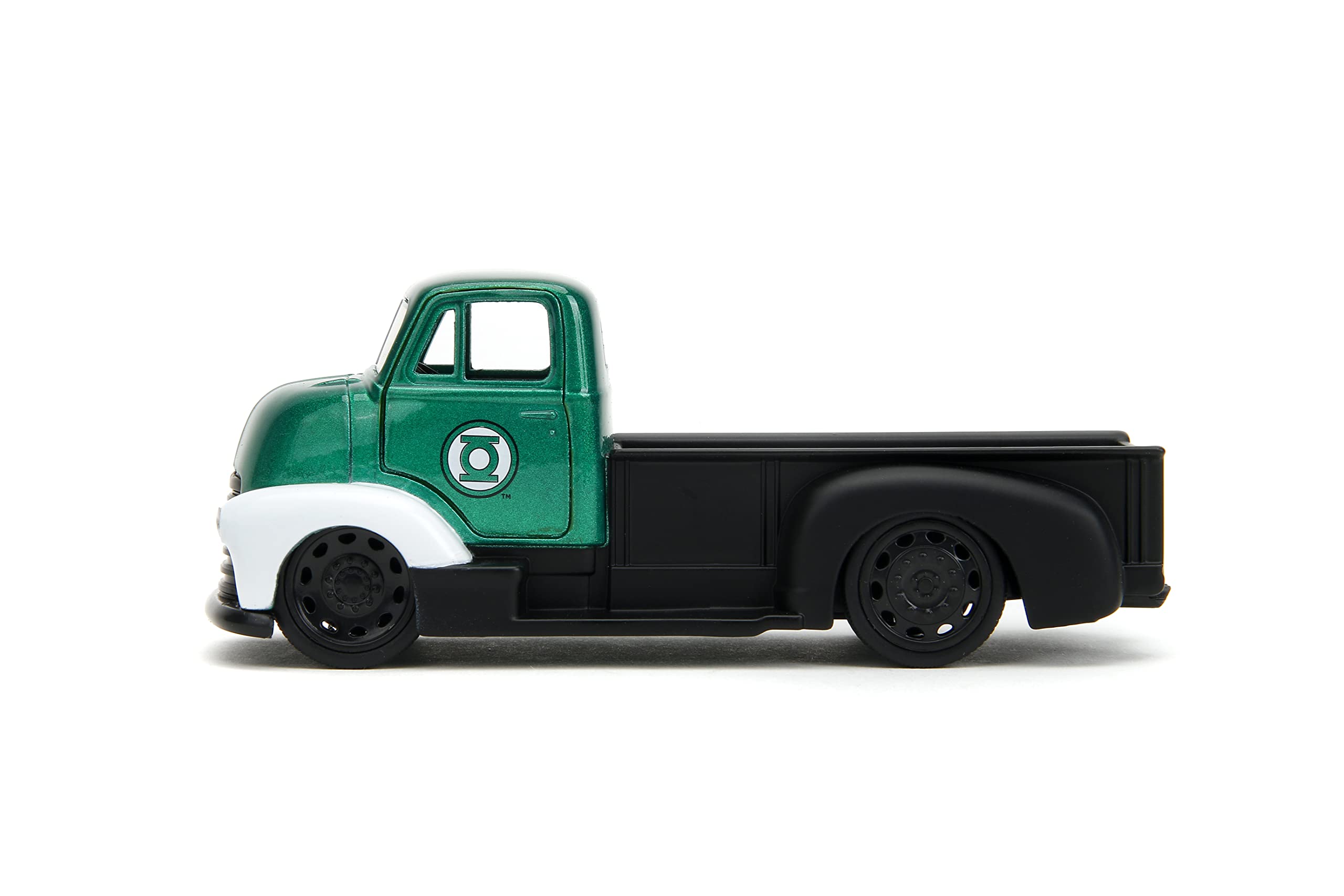 DC Comics 1:32 1952 Chevrolet COE Pickup Die-Cast Car & 1.65" Green Lantern Figure, Toys for Kids and Adults