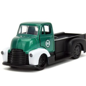 DC Comics 1:32 1952 Chevrolet COE Pickup Die-Cast Car & 1.65" Green Lantern Figure, Toys for Kids and Adults