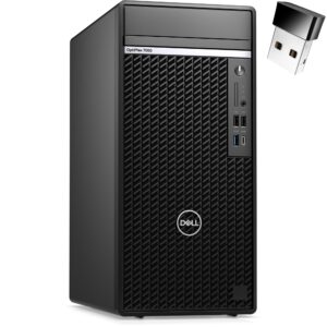 dell optiplex 7000 business tower desktop computer, 12th gen intel 12-core i7-12700, 64gb ddr5 ram, 4tb pcie ssd, wifi 6, bluetooth, displayport, keyboard and mouse, windows 11 pro