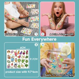 EMOME 600+ Mix Styles Glow Kids Tattoos for Party Supplies,Luminous Temporary Tattoos Stickers for Girls Boys,Fake Tattoos Kids Birthday Party Favors (56 Sheets)