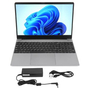 PUSOKEI 15.6in Laptop for Windows 10, for Intel I7 CPU 2K Resolution FHD Large Screen 1920x1080, 8GB RAM 512GB SSD Laptop Computers with Keyboard Backlight, Ultra Thin and Portable