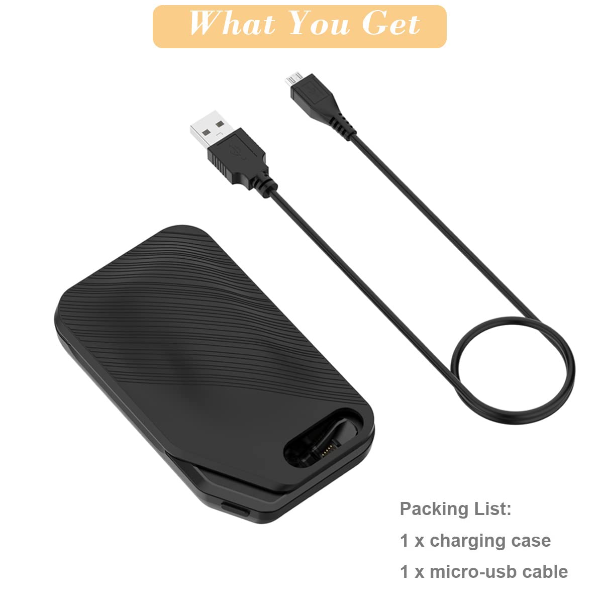 Charging Case for Plantronics Voyager 5200, Potable Charger Case Station with USB Cable for Voyager 5200 Headset