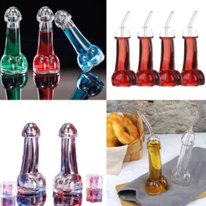 UKNBEY Funny Party Wine Glass, Creative Shape Transparent Champagne Glasses Whiskey Glasses Wine Cup for Novelty Drinking Cup Decoration for Bars, Night Clubs, Hotels, Party.Ideal Gag Gift (1 Pcs)