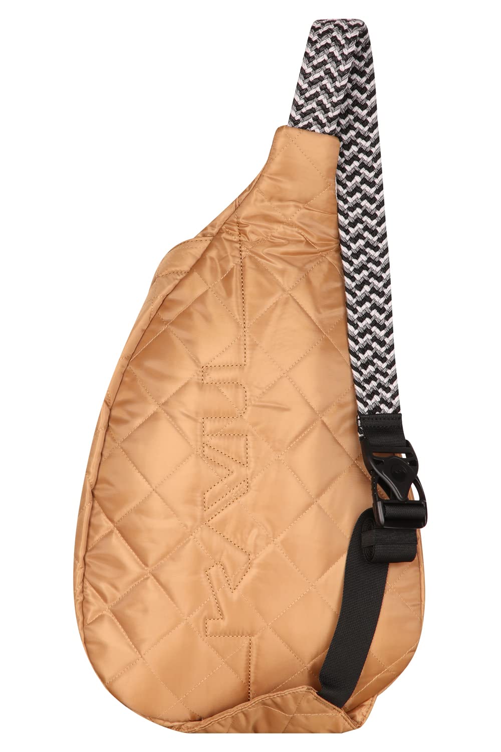 KAVU Original Rope Puff Diamond Quilted Mini Sling Pack - Taupe