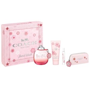 coach floral blush 4 piece set