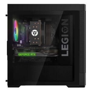 Lenovo Legion T5 Gaming Tower Desktop Computer - 12th Gen Intel Core i7-12700 12-Core up to 4.90 GHz Processor, 64GB DDR5 RAM, 4TB NVMe SSD + 10TB HDD, GeForce RTX 3070 8GB Graphics, Windows 11 Pro