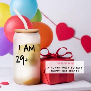 30th Birthday Gifts for Her - Happy 30th Birthday Decorations for Women Presents - Funny 30 Birthday Gifts for Women - 1993 30 Year Old Birthday Gifts for Wife, Friend, Coworker, Sister - Can Glass