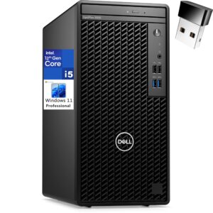 Dell 2023 OptiPlex 3000 Full Size Tower Business Desktop, Intel Hexa-Core i5-12500 up to 4.6GHz (Beat i7-11700), 64GB DDR4 RAM, 4TB SSD, DVDRW, Ethernet, WiFi Adapter, KB& Mouse, Windows 11 Pro