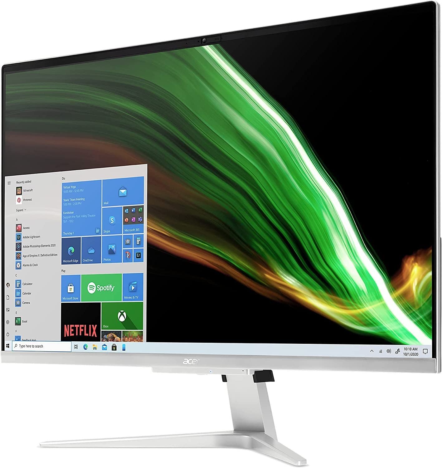 Acer 27-inch FHD(1920x1080) All-in-One Desktop (2023 New) | Intel 10-Core i5-1235U Processor | Iris Xe Graphics | WiFi 6 | RJ-45 | 24GB DDR4 1TB SSD | Win11 Pro