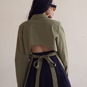 The Drop Women's Martini Olive Utility Jacket by @thenotoriouskia, L