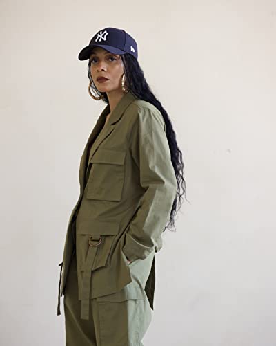 The Drop Women's Martini Olive Utility Jacket by @thenotoriouskia, L