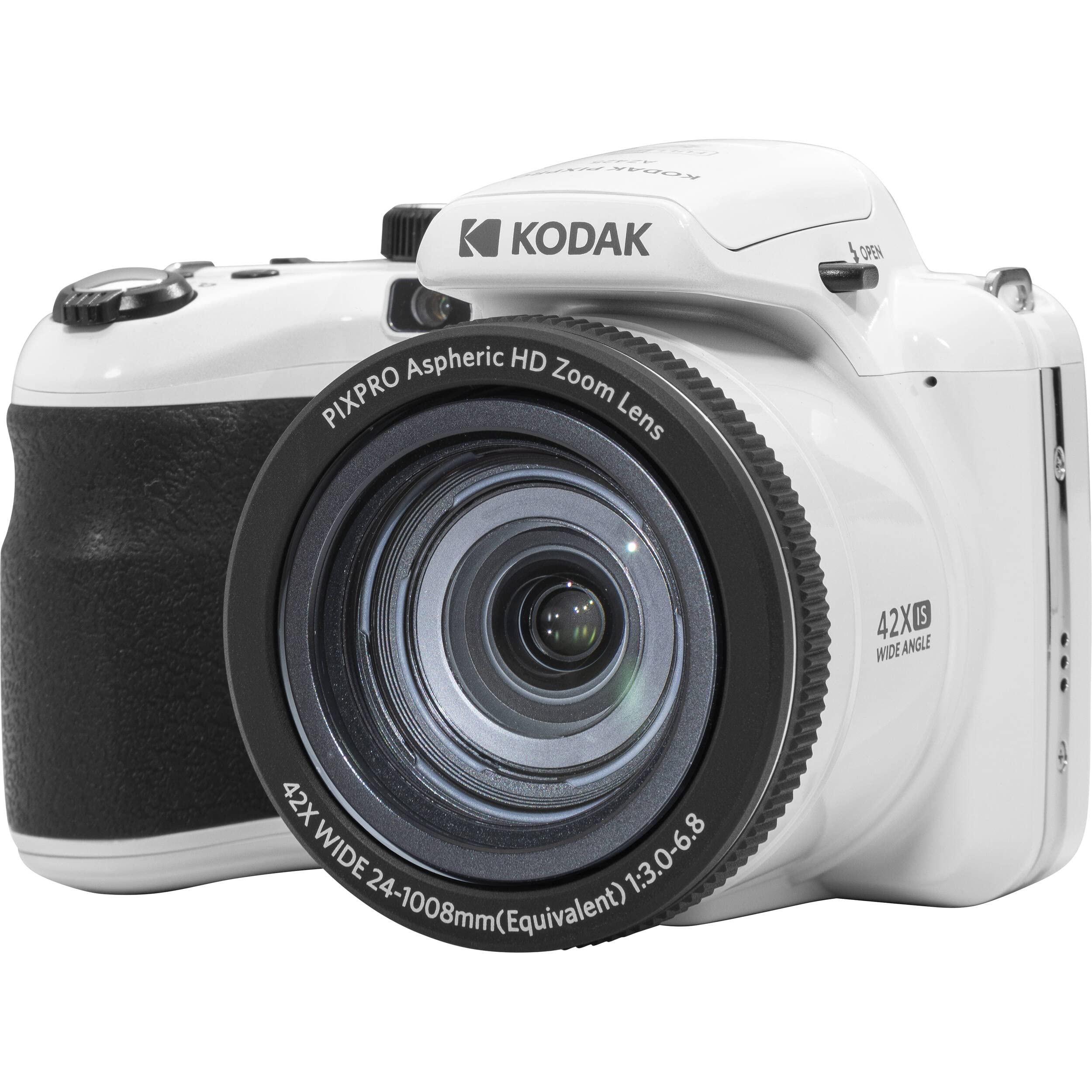 Kodak PIXPRO AZ425 Digital Camera + 32GB Memory Card + Camera Case (Black) + Battery + Charger + USB Card Reader + Table Tripod + Accessories (White)