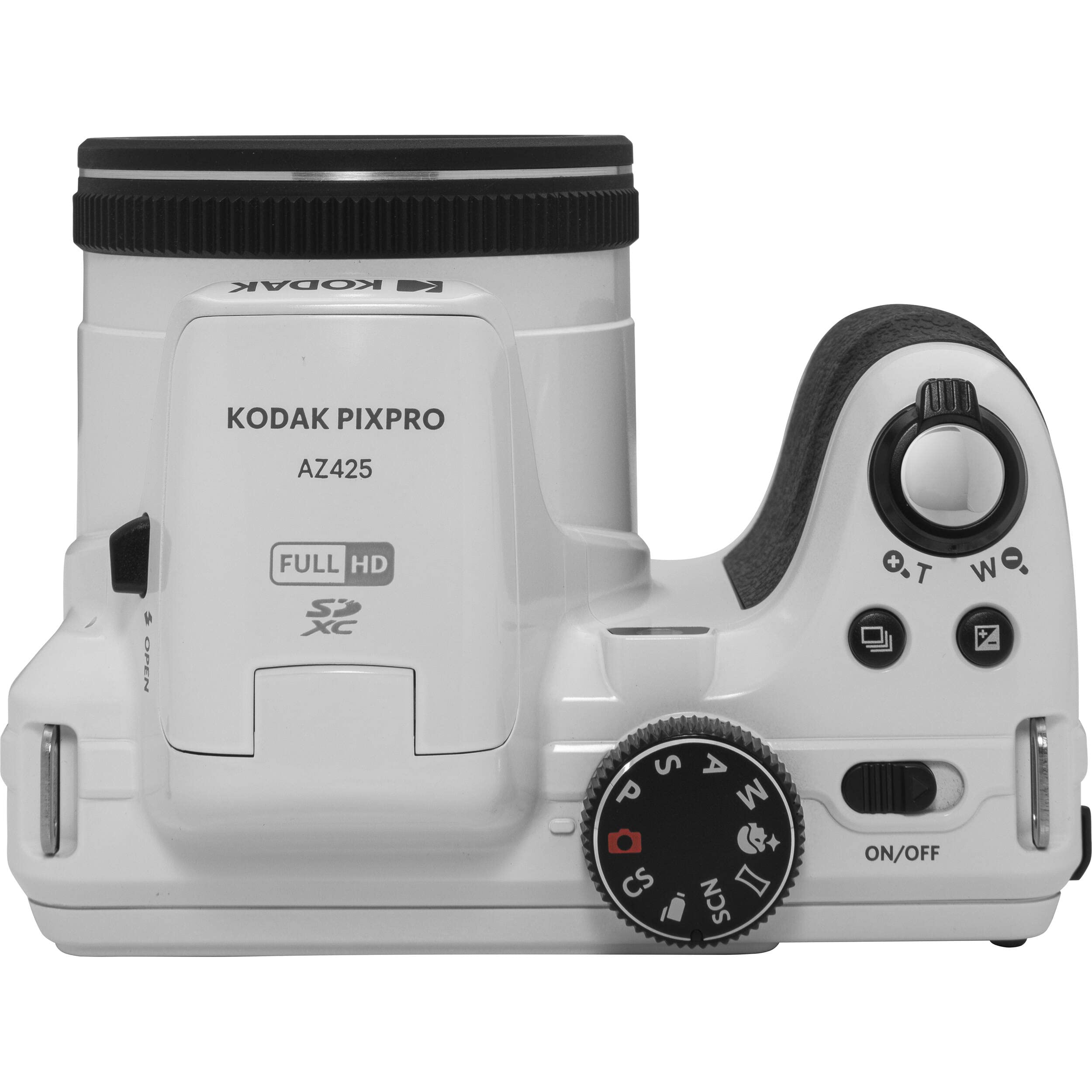 Kodak PIXPRO AZ425 Digital Camera + Camera Case + 128GB Memory Card (White)