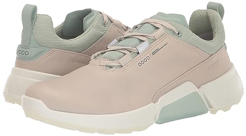 ECCO Women's Biom Hybrid 4 Gore-TEX Waterproof Golf Shoe, Gravel, 11-11.5