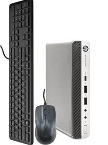 hp prodesk 600 g4 mini business desktop, intel core i5-8500t processor, 16gb ram, 1tb m.2 nvme ssd, windows 10 pro