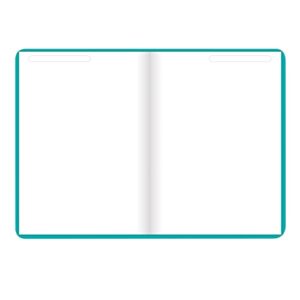 Letts of London Dazzle Academic Weekly Planner, August 2023 to July 2024, Week-to-View, Sewn Binding, Multilingual, A5 Size, 8.25" x 5.875", Turquoise (C030613-24)