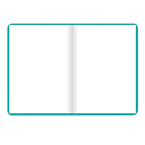 Letts of London Dazzle Academic Weekly Planner, August 2023 to July 2024, Week-to-View, Sewn Binding, Multilingual, A5 Size, 8.25" x 5.875", Turquoise (C030613-24)