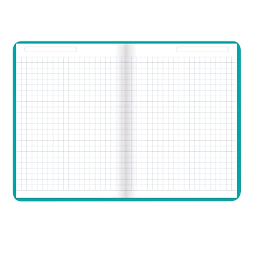 Letts of London Dazzle Academic Weekly Planner, August 2023 to July 2024, Week-to-View, Sewn Binding, Multilingual, A5 Size, 8.25" x 5.875", Turquoise (C030613-24)