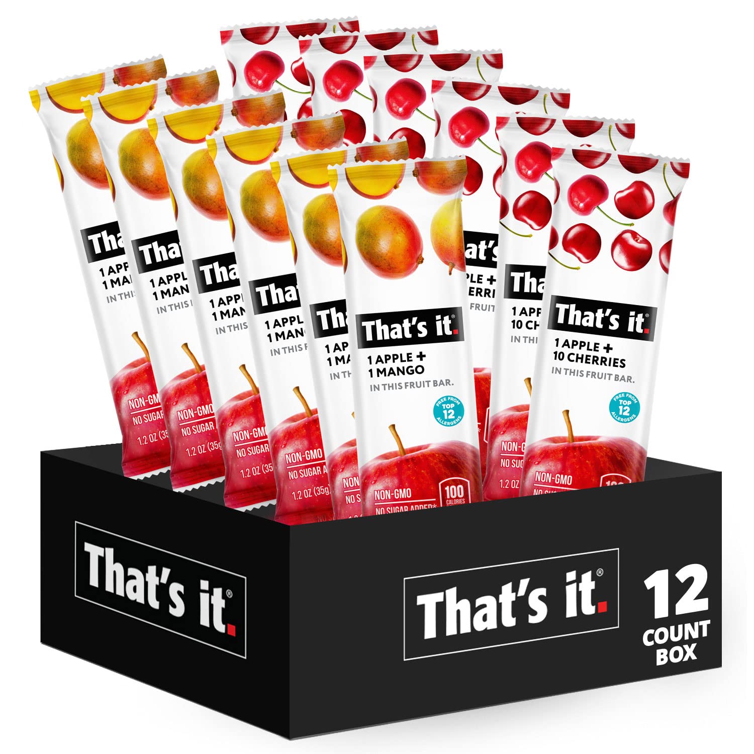 12 CT FRUIT BAR GIFT POUCH (6 EA: MG, CH)