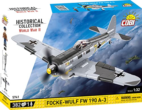 COBI Historical Collection WWII FOCKE-WULF FW 190 A-3 Plane, Small