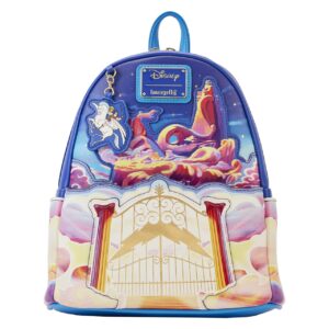 loungefly disney hercules mount olympus gates mini backpack