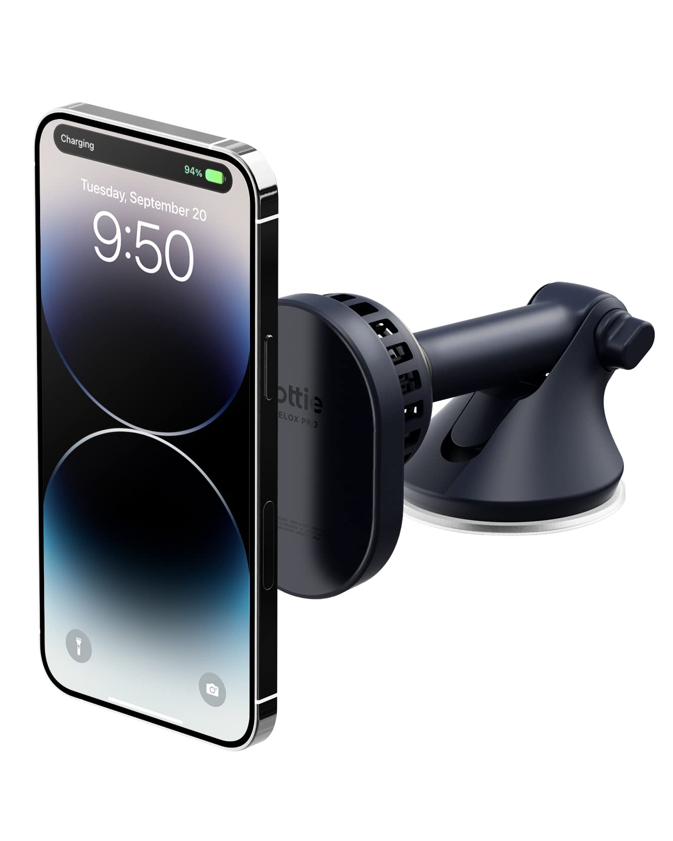 iOttie Velox Pro MagSafe Compatible Dash & Windshield Car Mount with Wireless Charging & CryoFlow™ Cooling System. Compatible with MagSafe iPhones Including iPhone 12/13/14/15 (Car Charger Included)