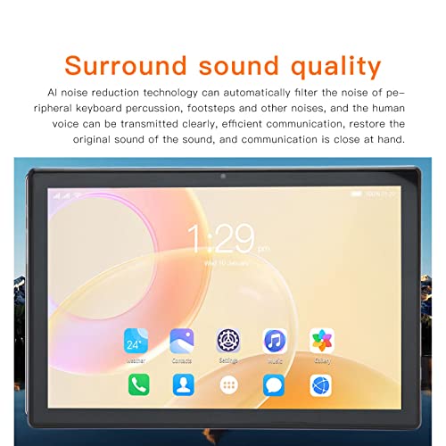 10 Inch Android 11 Tablet, Octa Core Dual SIM Dual Standby 4G Communication 5G WiFi, 6GB RAM and 256GB ROM, Dual 13MP and 5MP Camera, Blue