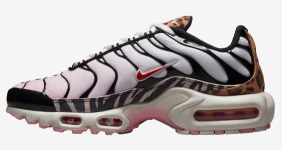 Nike Women's AIR MAX Plus Pink/RED/Rose/White DZ4842 600 (us_Footwear_Size_System, Adult, Women, Numeric, Medium, Numeric_7)