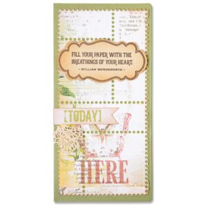 sizzix thinlits dies by eileen hull 4/pkg-mini slimline & tickets