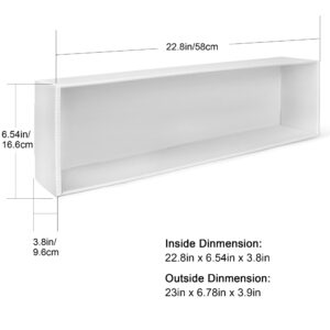 5X4 Version Display Case Compatible with Fnko Pop Boxes, Stackable 4 Single Row, with Transparent Cover to Protect Your Collection Against Dust (Holds 20 Pops)