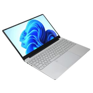 pusokei 15.6in laptop, for windows 10 laptop, 12gb 256gb 1920 * 1080 resolution, unlock computer pc with backlit keyboard, 7000mah battery