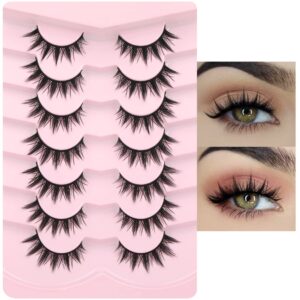 manga lashes false eyelashes doll dramatic eyelashes anime cosplay japanese style lashes spiky long thick mink eye lash strips by eydevro