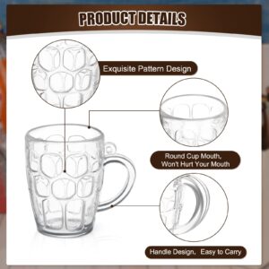 Lallisa 100 Pack Mini Plastic Beer Mugs Clear Oktoberfest Shot Glasses for Beer Fest Wedding Outdoor Sports Party BBQ Outdoor Picnics or Birthday Party