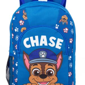 Paw Patrol Boys Backpack | Kids Blue Chase Rucksack | Adjustable Straps Character Schoolbag for School Nursery and Play