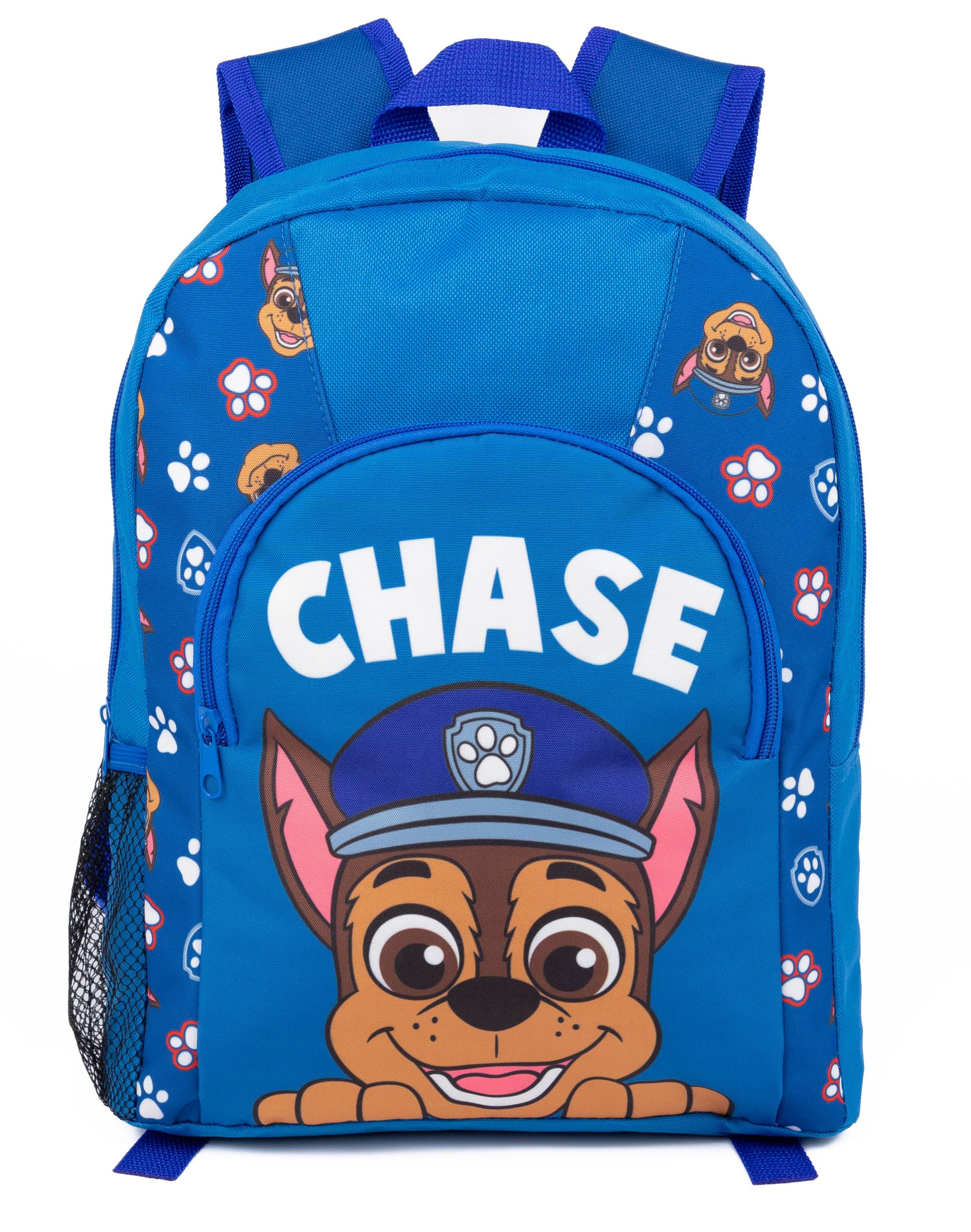 Paw Patrol Boys Backpack | Kids Blue Chase Rucksack | Adjustable Straps Character Schoolbag for School Nursery and Play