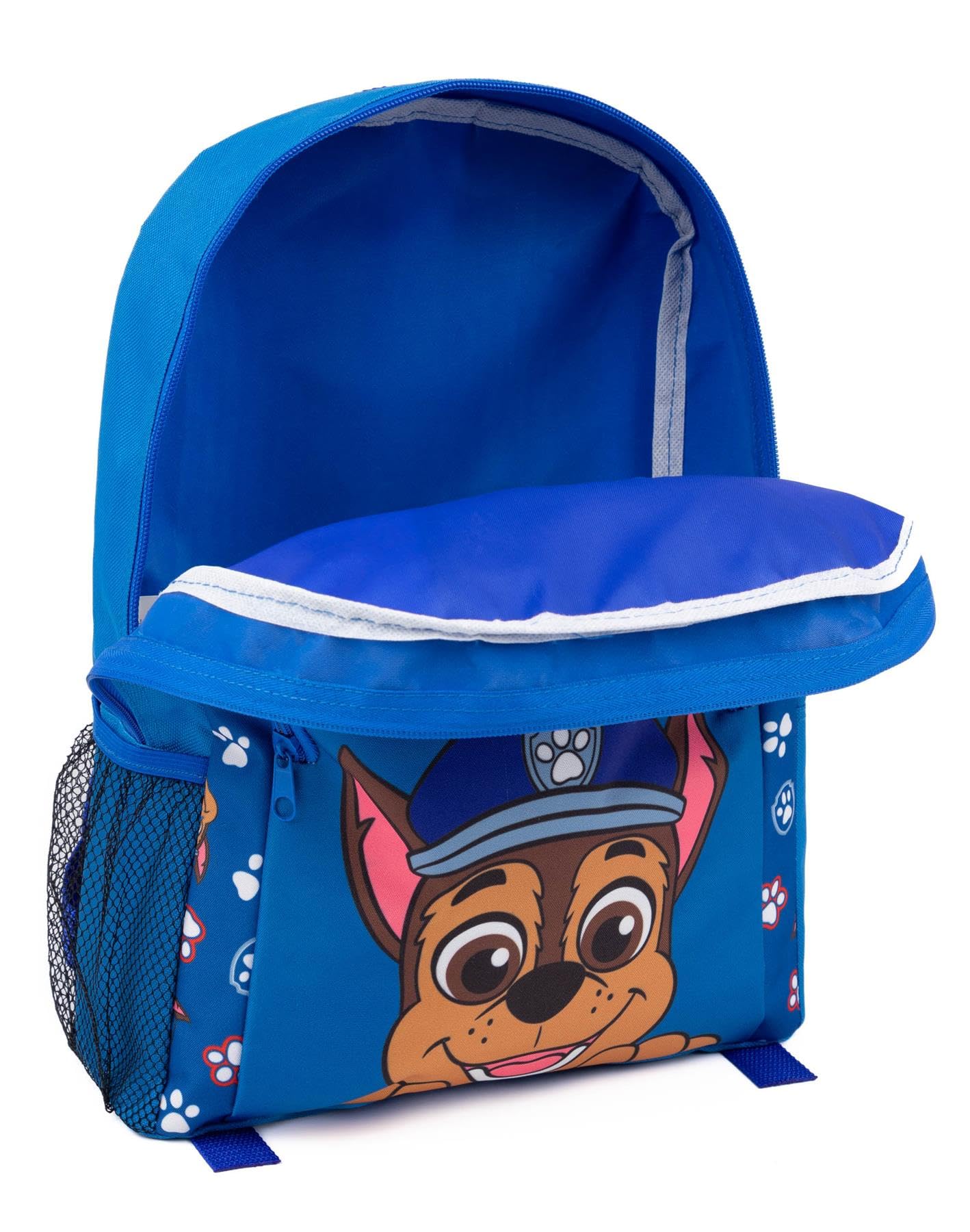 Paw Patrol Boys Backpack | Kids Blue Chase Rucksack | Adjustable Straps Character Schoolbag for School Nursery and Play